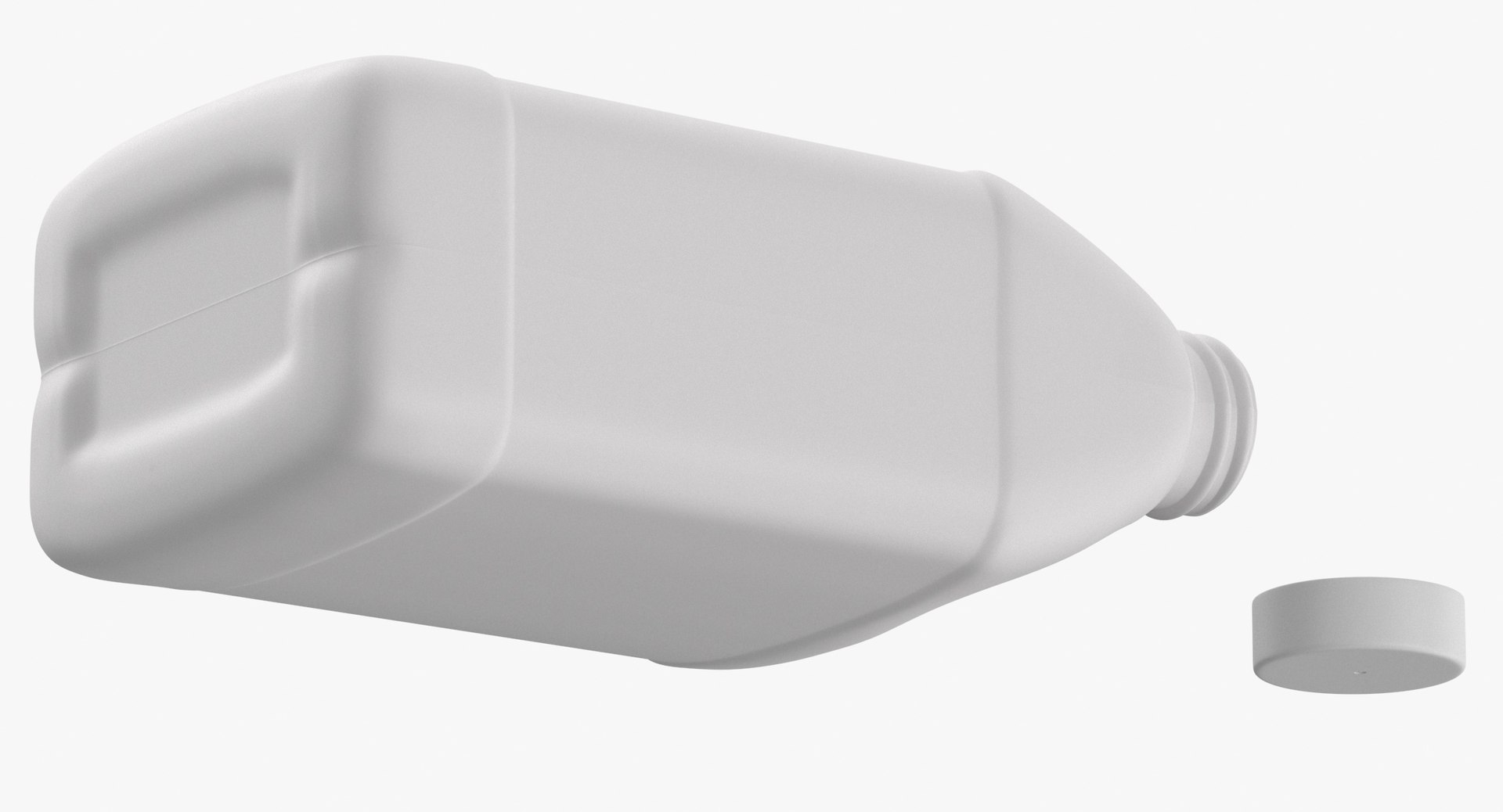 3D Plastic F Style Bottle Model - TurboSquid 1712658