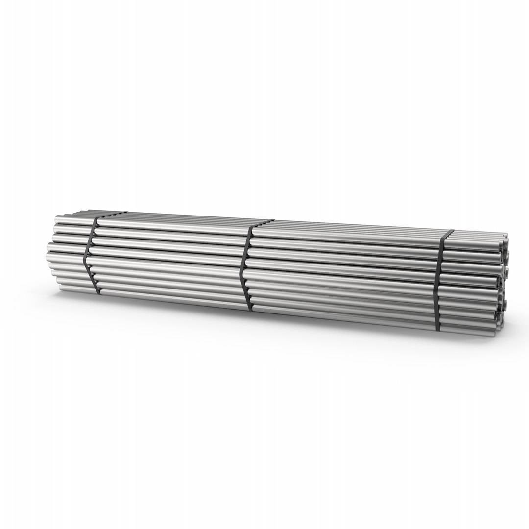 Steel Round Bars 3D Model - TurboSquid 2090856