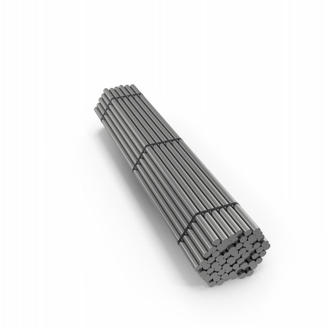 Steel Round Bars 3D Model - TurboSquid 2090856