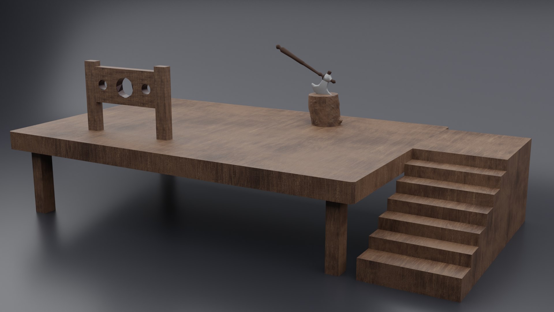 Hangman Board 3D Model - TurboSquid 1725515