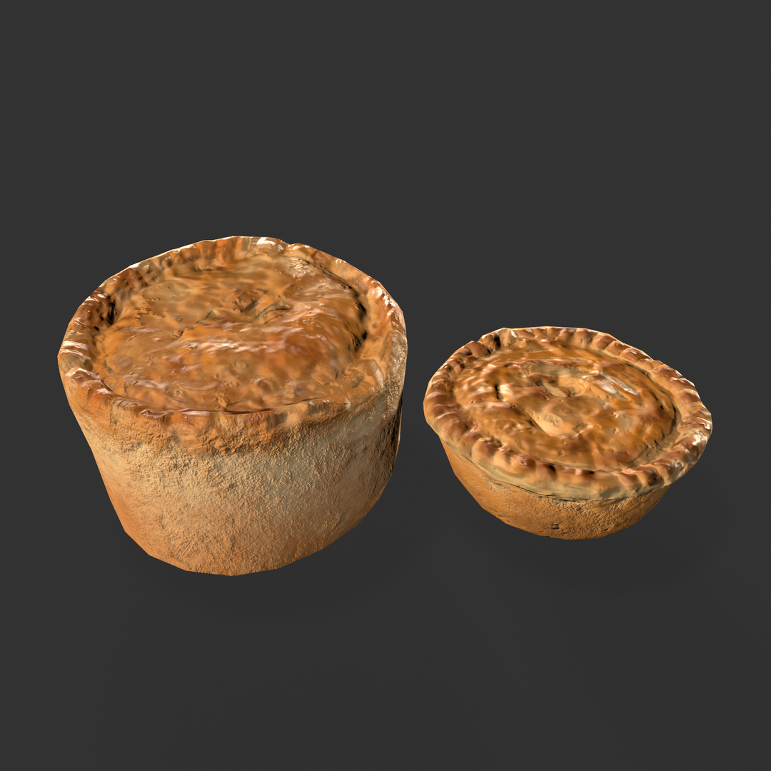 Medieval Meat Pies Set 3D - TurboSquid 1731712