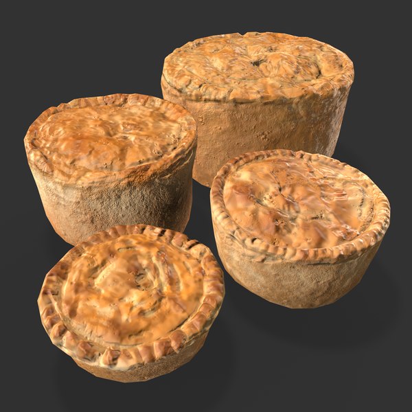 Medieval Meat Pies Set 3D - TurboSquid 1731712