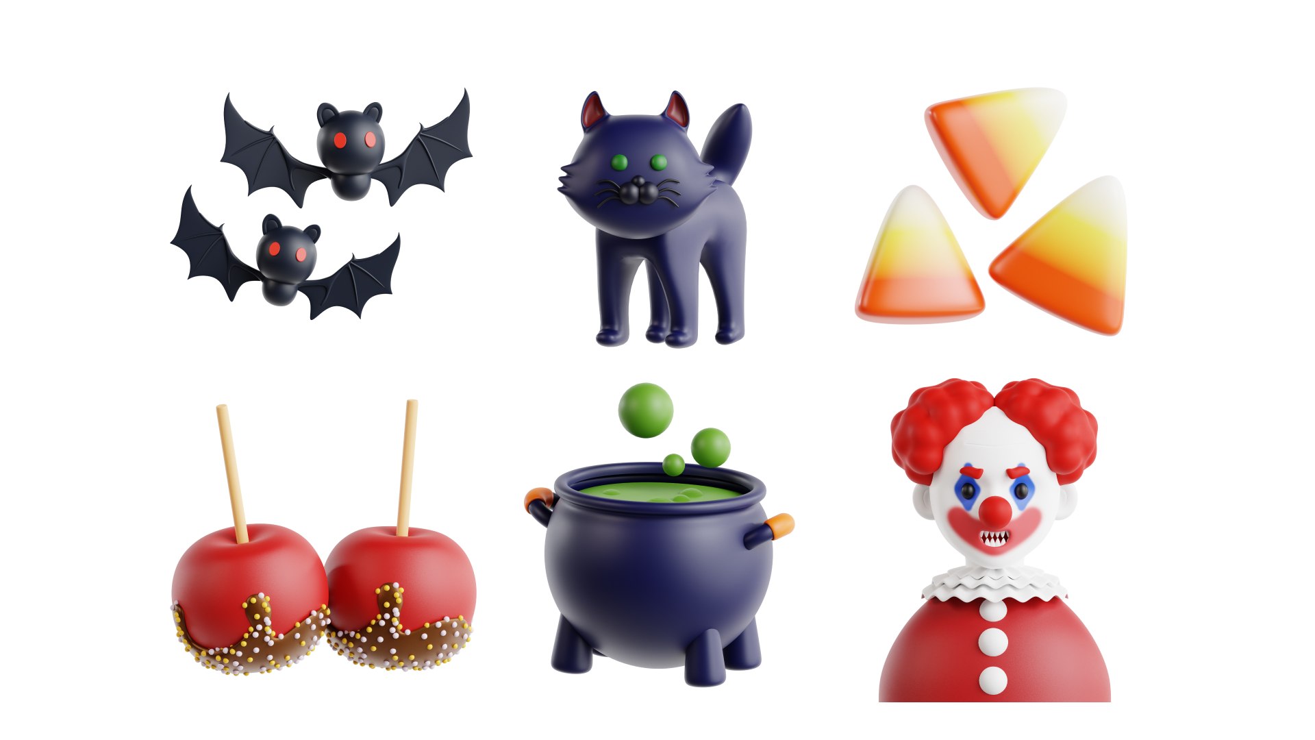 3D Spooky Halloween 3D Collection - TurboSquid 2291516