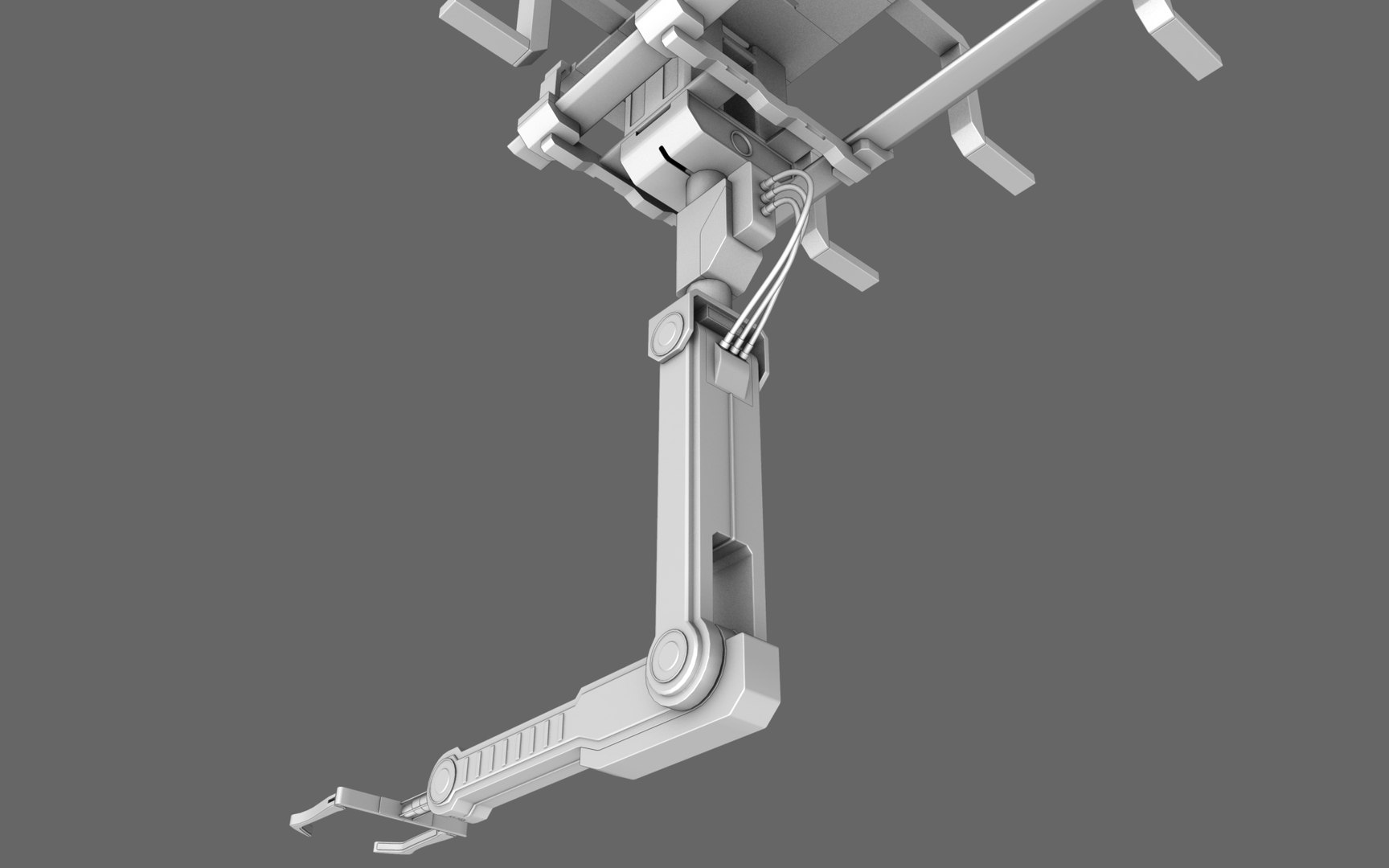 Sci Fi Lab Arm 3d Model