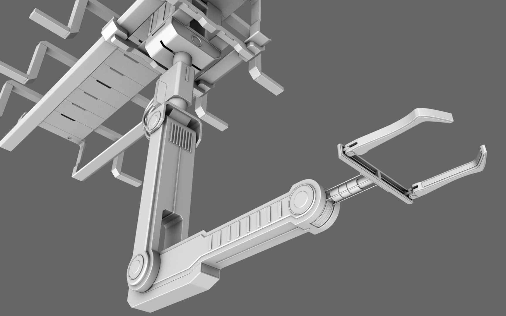 Sci Fi Lab Arm 3d Model