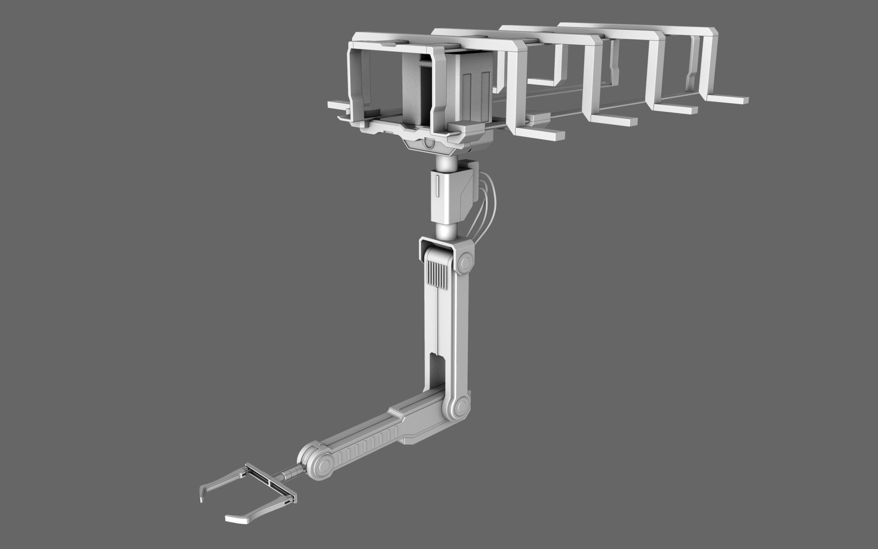Sci Fi Lab Arm 3d Model