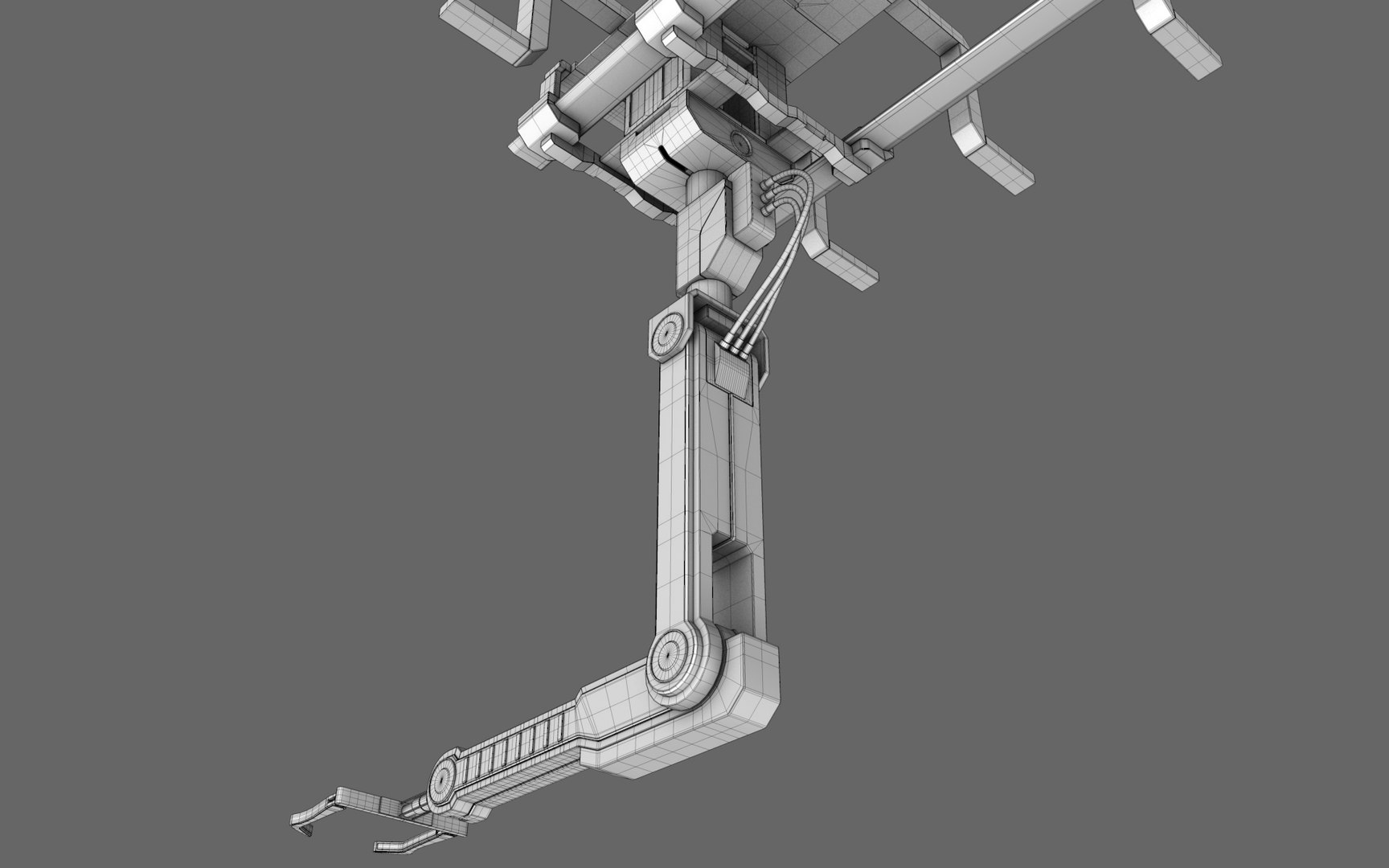 Sci Fi Lab Arm 3d Model