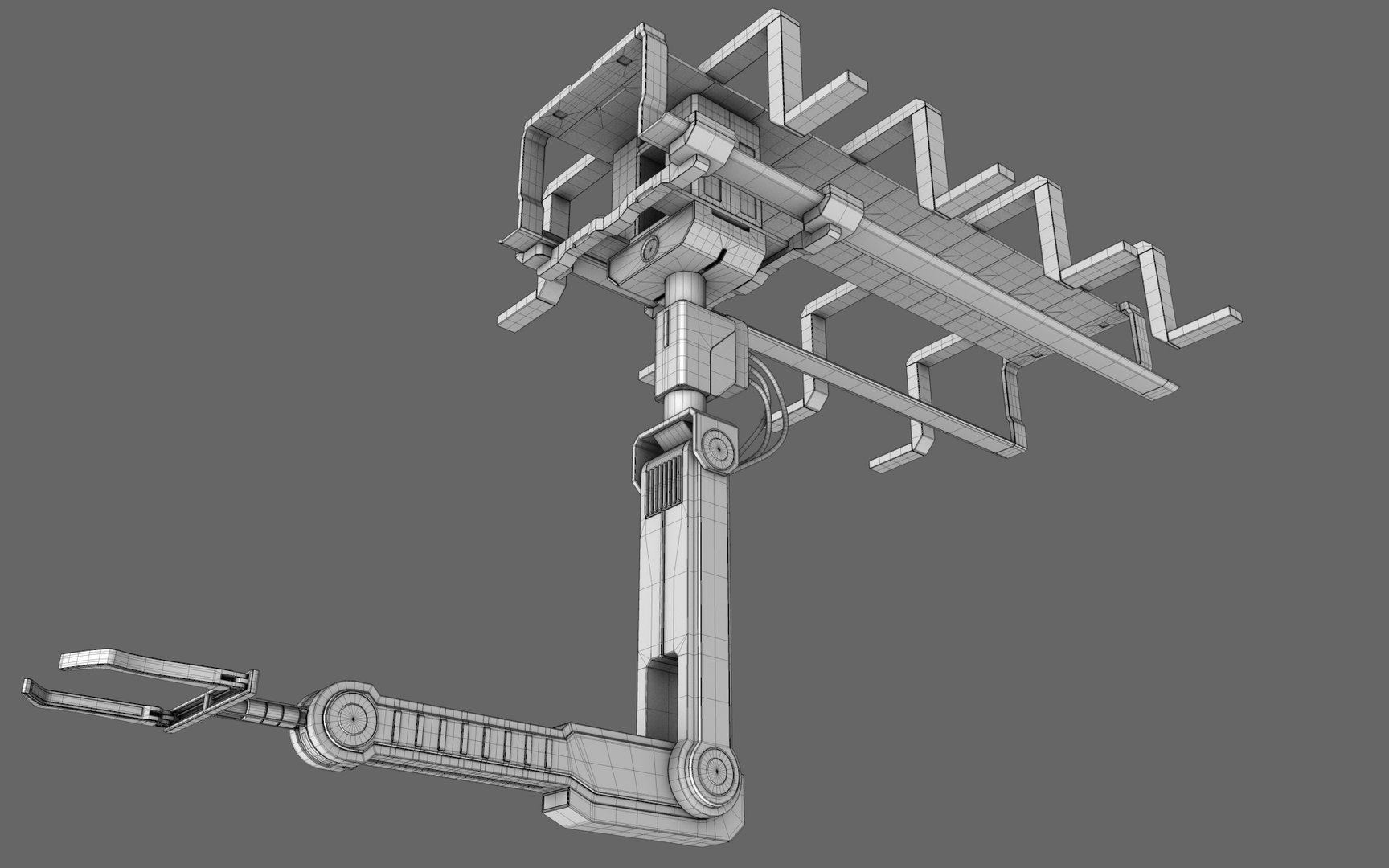 Sci Fi Lab Arm 3d Model