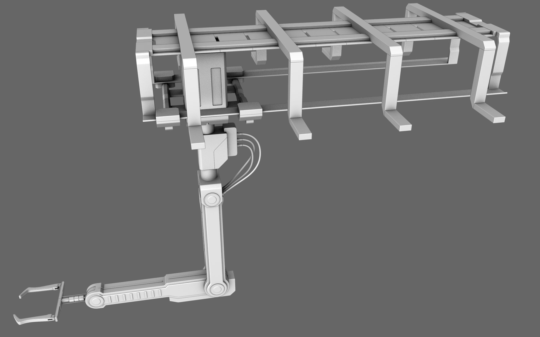 Sci Fi Lab Arm 3d Model