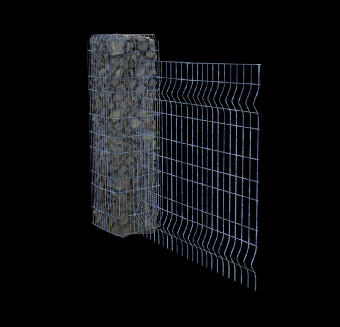 3D Model Gabion Wall - TurboSquid 1445563