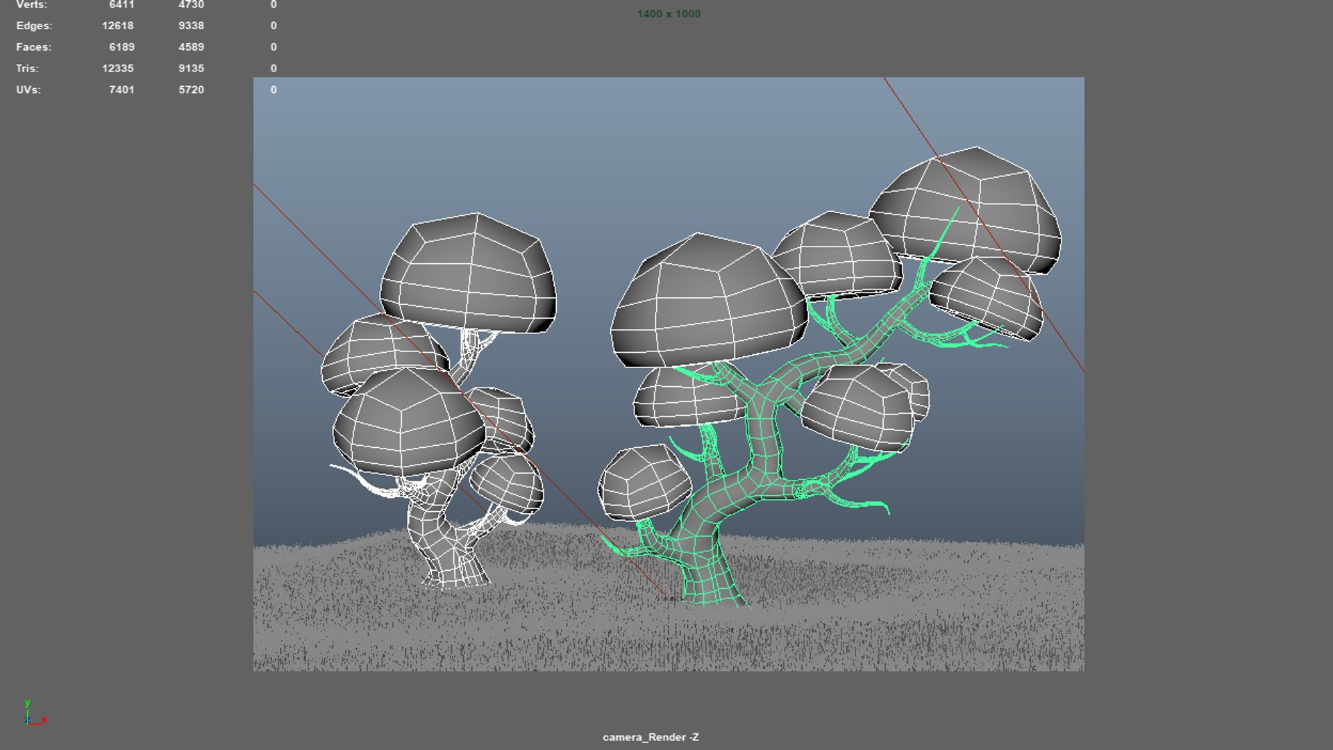 Cartoon Tree 3D Model - TurboSquid 1214271