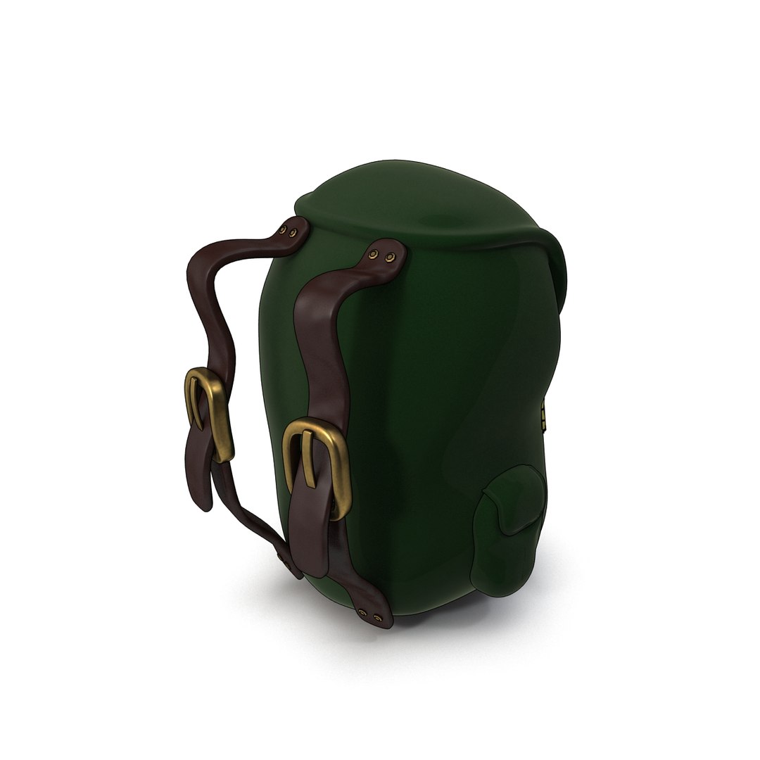 3d backpack cartoon