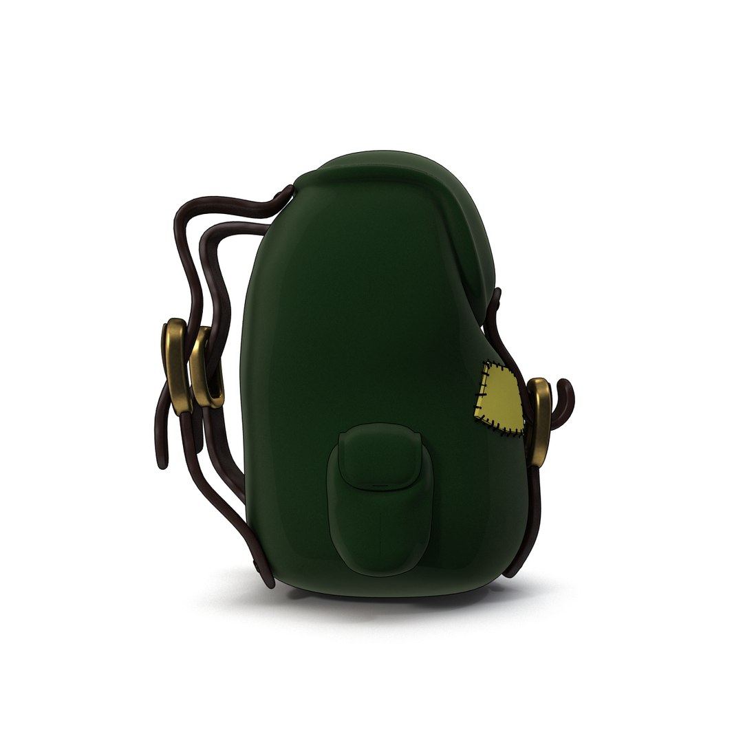 3d backpack cartoon