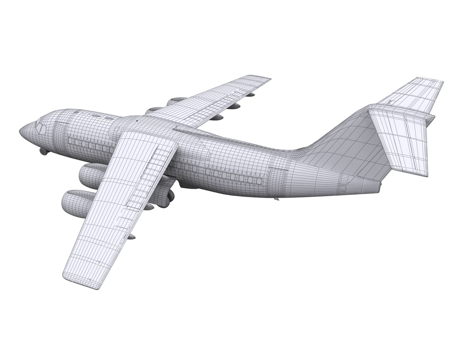 3d Model Bae 146-200 Avro Rj85