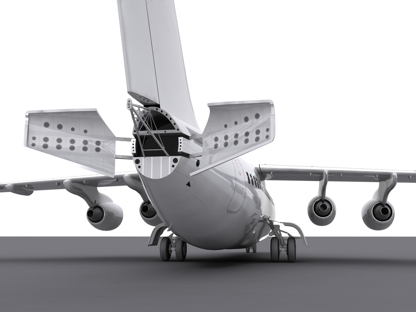 3d Model Bae 146-200 Avro Rj85