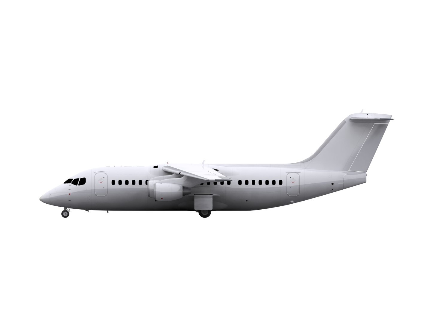 3d Model Bae 146-200 Avro Rj85