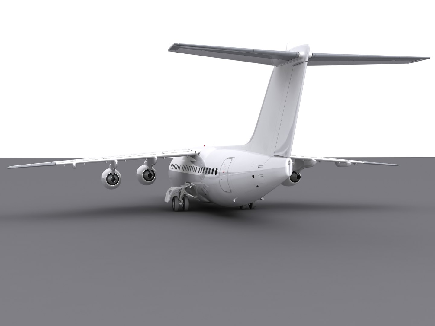 3d Model Bae 146-200 Avro Rj85