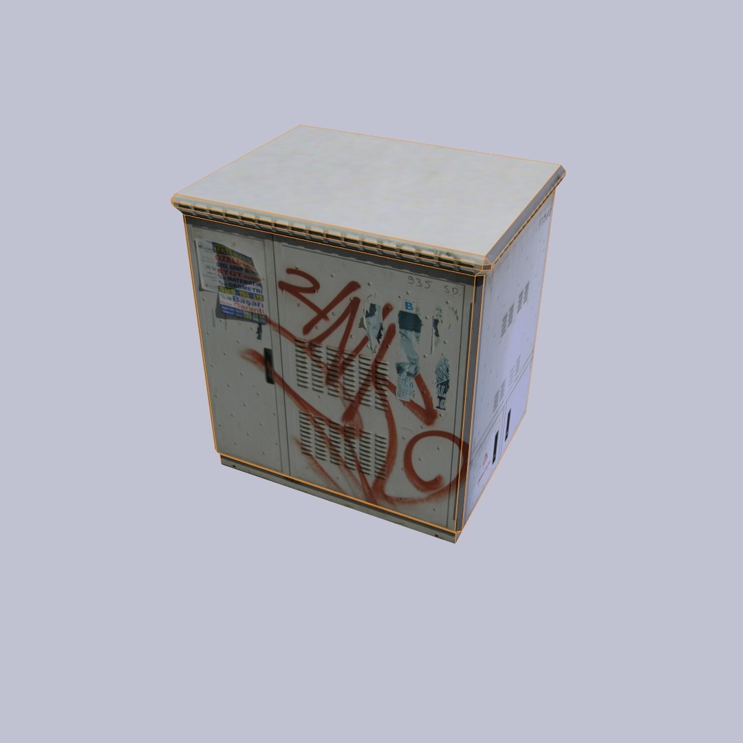 3d Model Street Utility Box