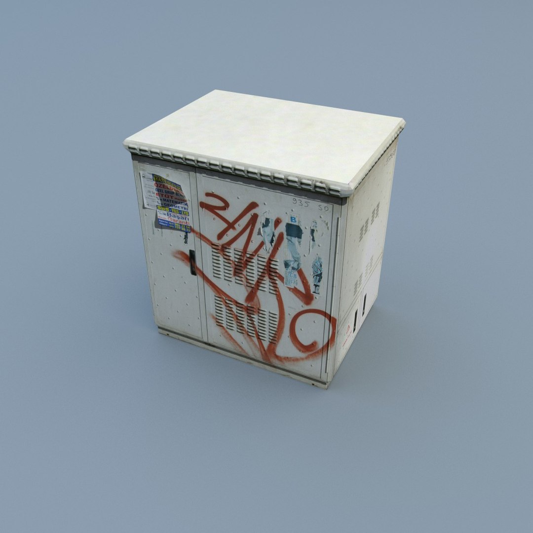 3d Model Street Utility Box