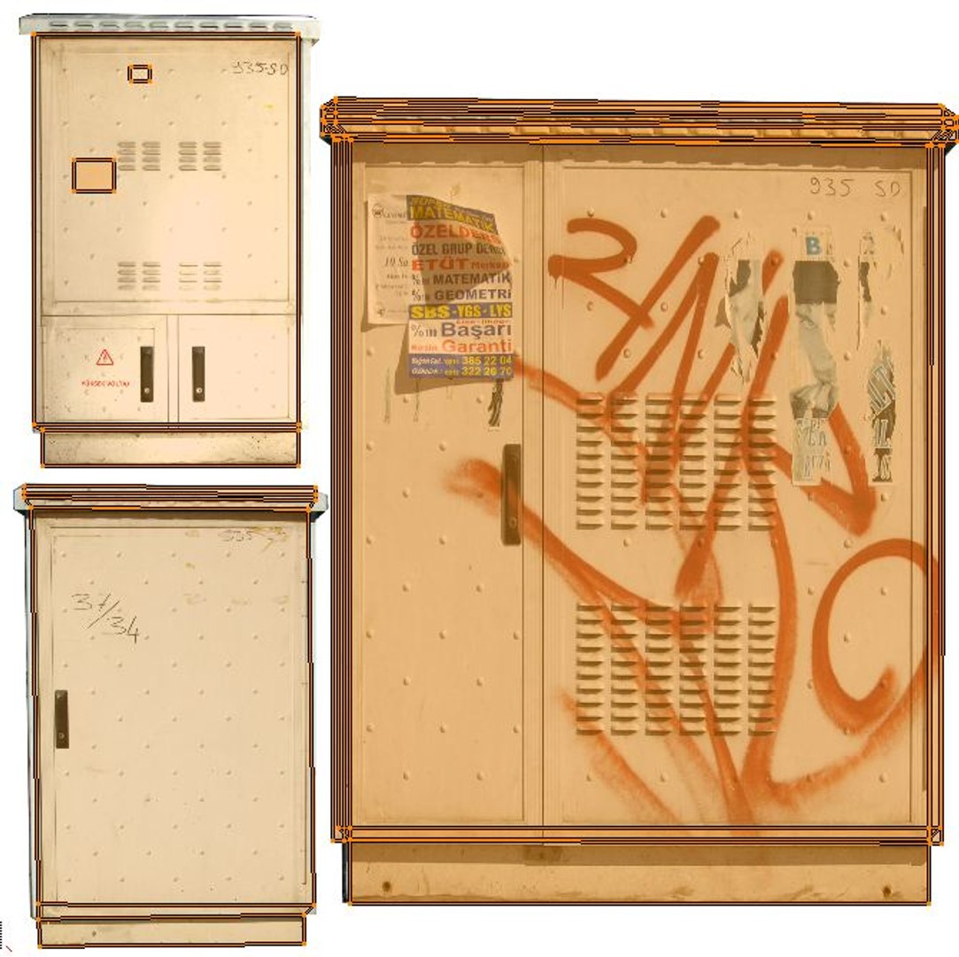 3d Model Street Utility Box