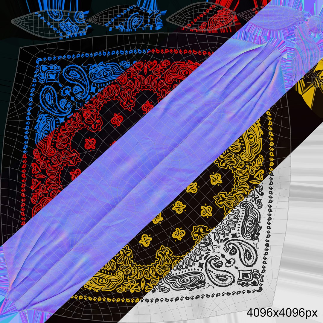 3D model bandana band - TurboSquid 1637874
