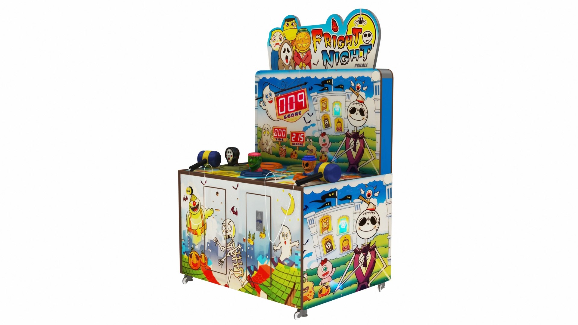 3D Whack Mole Horror Arcade Machine - TurboSquid 1498318