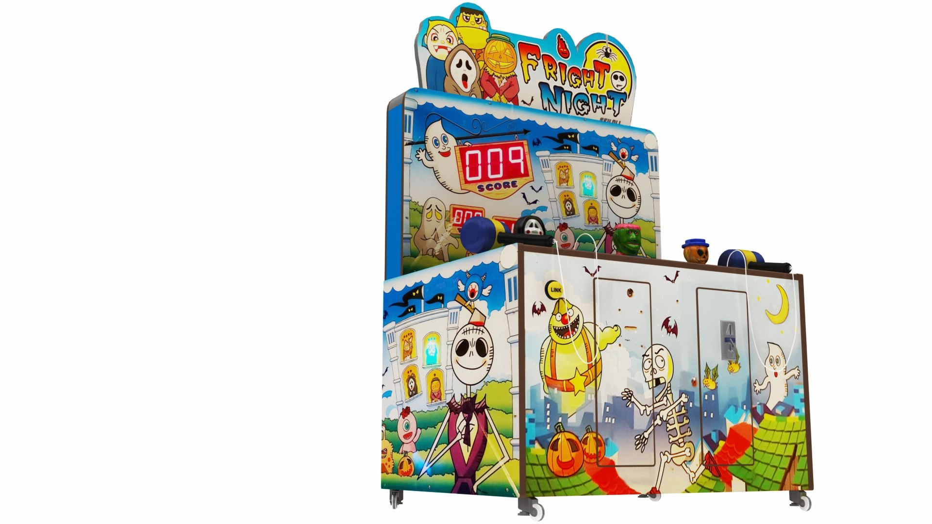 3D Whack Mole Horror Arcade Machine - TurboSquid 1498318