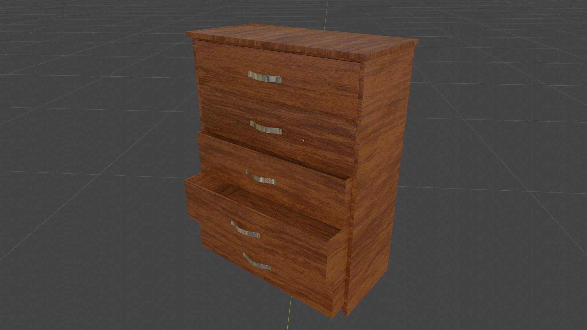 3D Dresser Model - TurboSquid 2228331