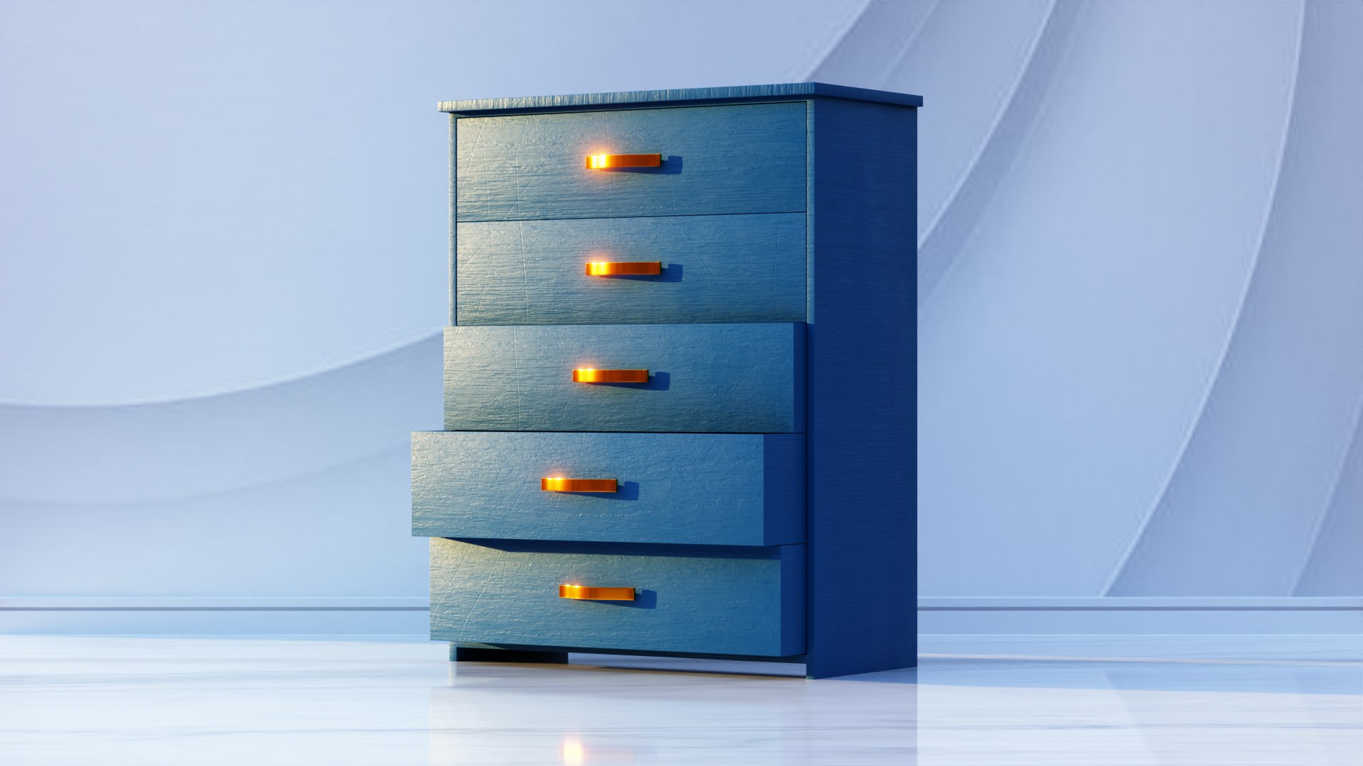 3D Dresser Model - TurboSquid 2228331