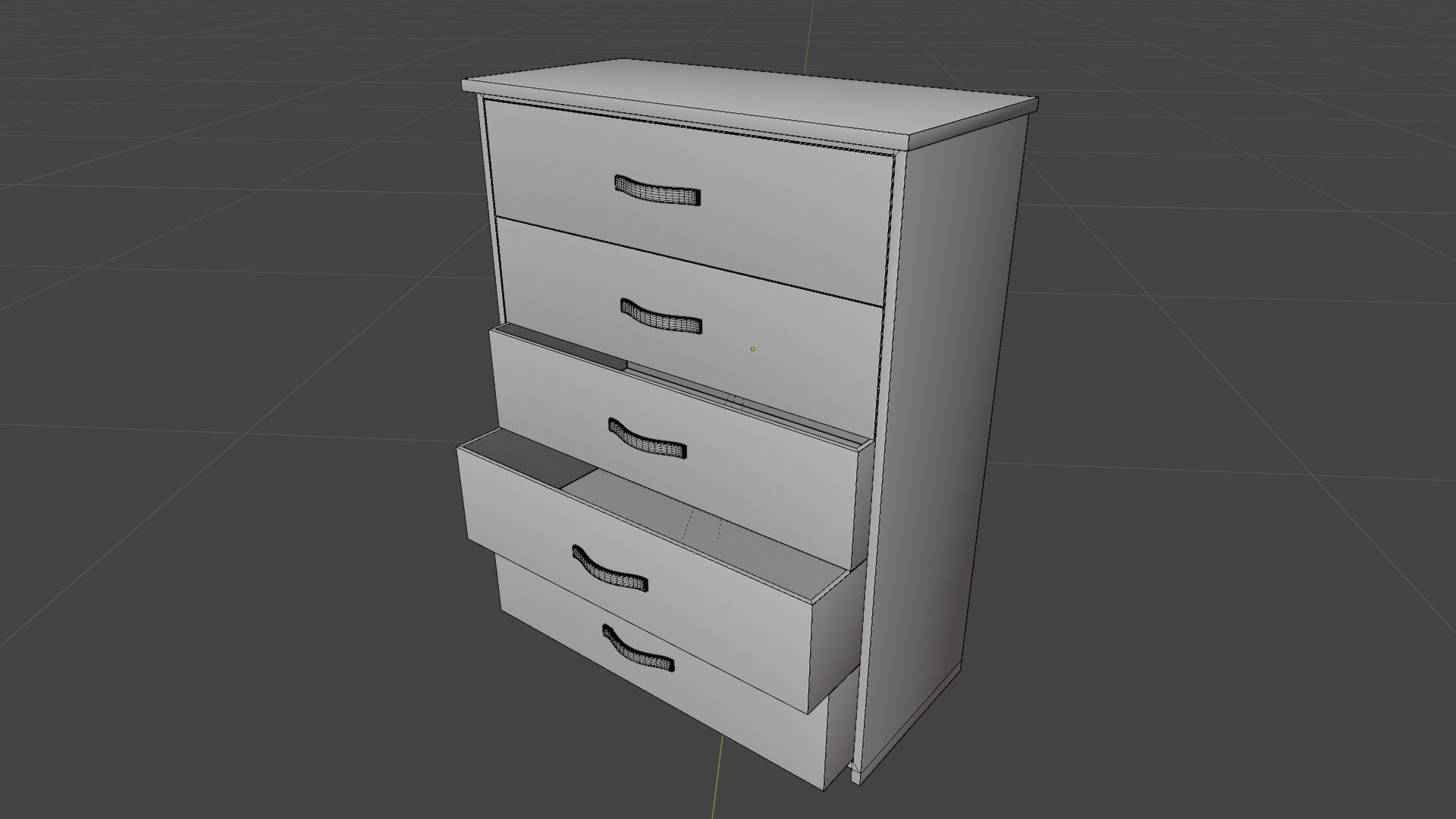 3D Dresser Model - TurboSquid 2228331