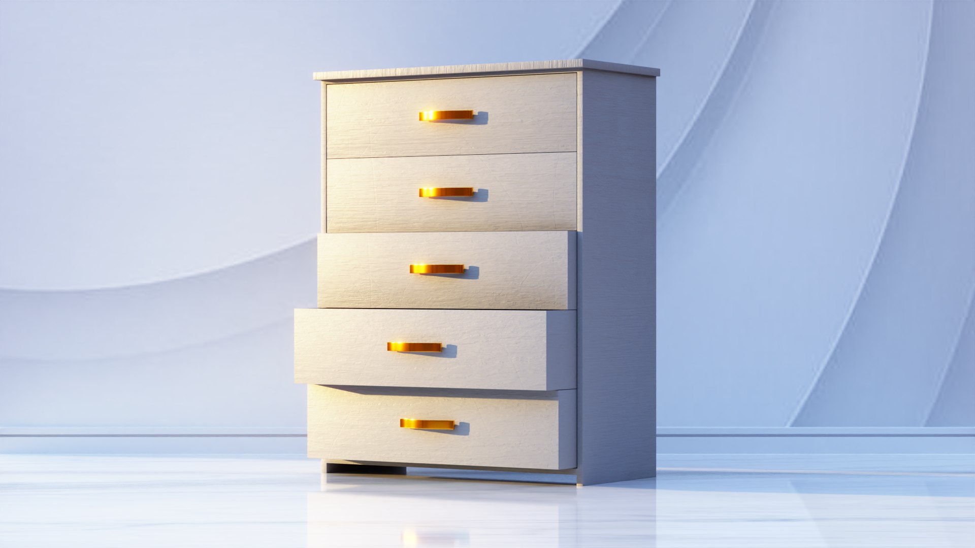 3D Dresser Model - TurboSquid 2228331