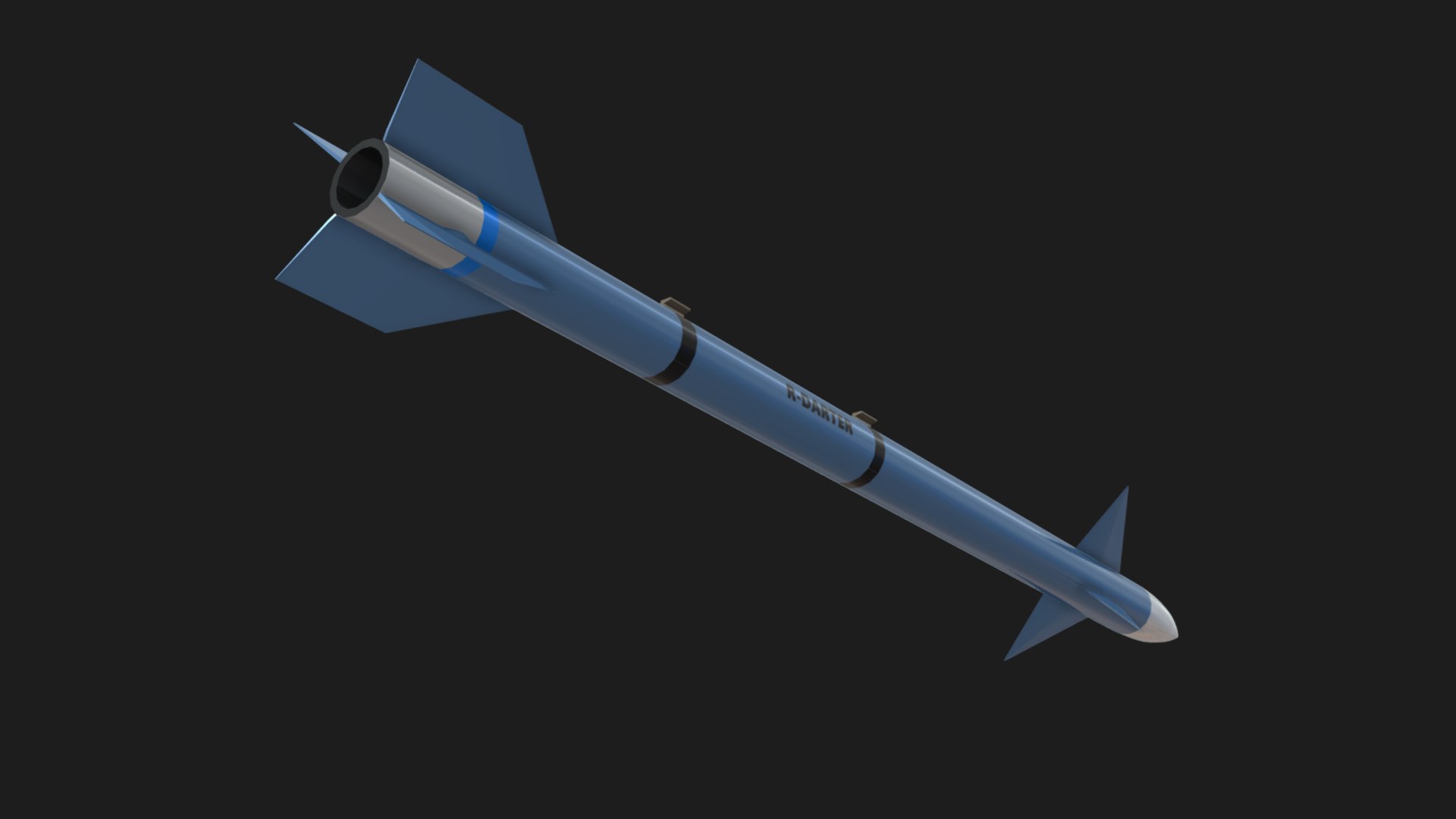3D R-Darter Air To Air Missile Low-poly Model - TurboSquid 1822922