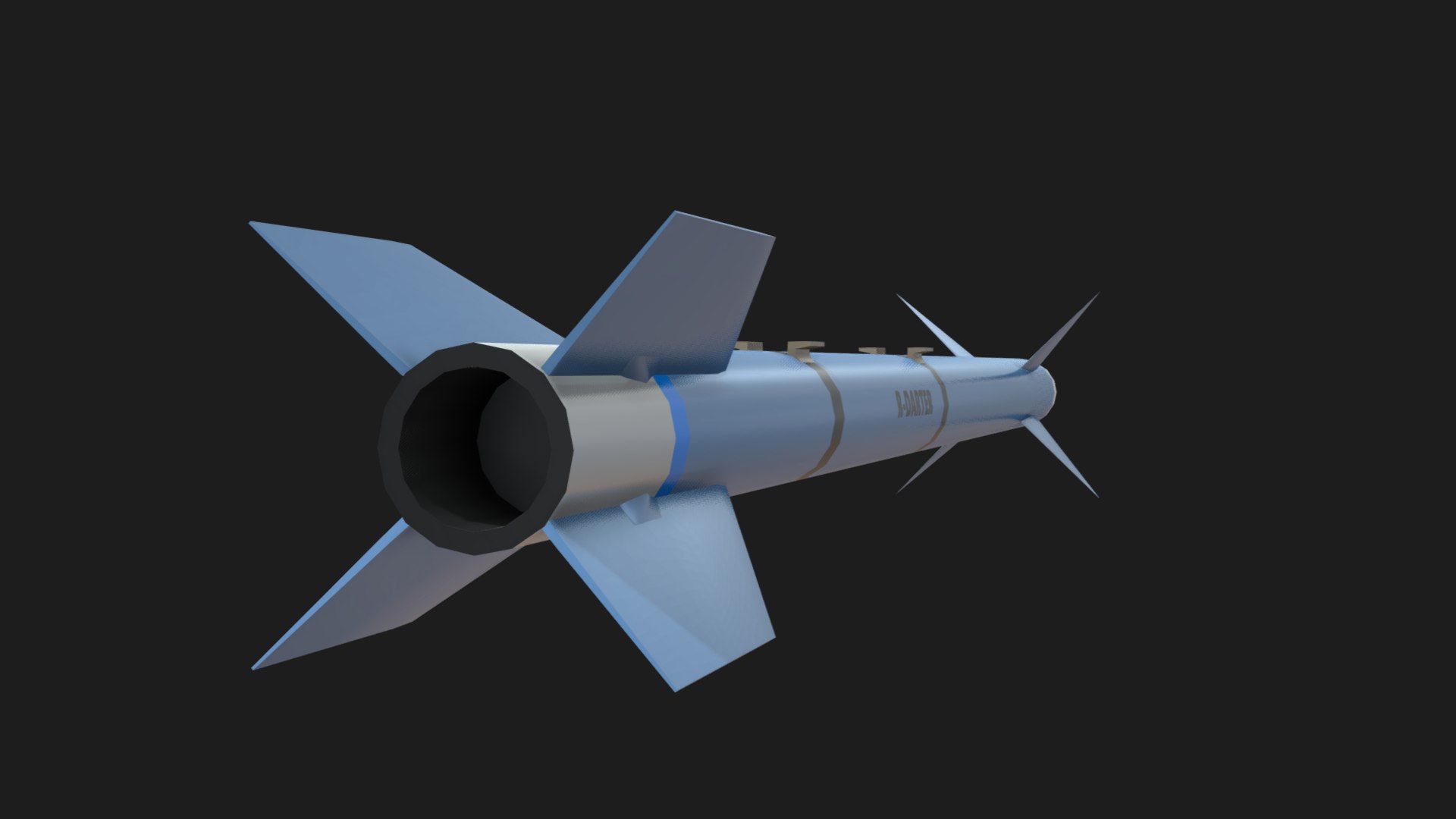 3D R-Darter Air To Air Missile Low-poly Model - TurboSquid 1822922
