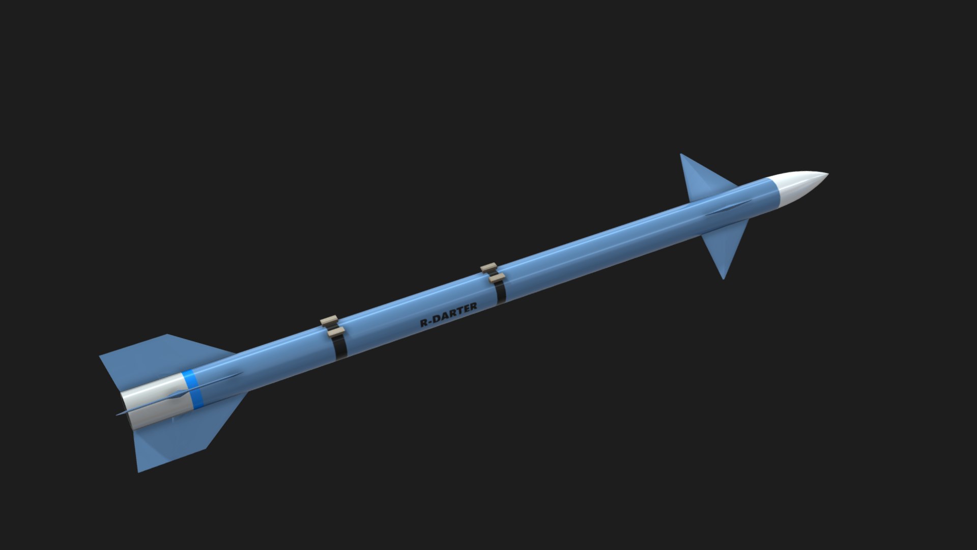3D R-Darter Air To Air Missile Low-poly Model - TurboSquid 1822922