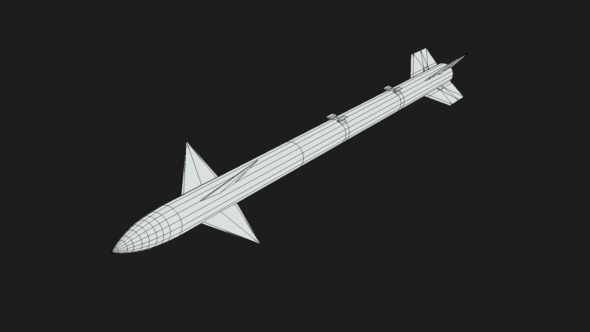 3D R-Darter Air To Air Missile Low-poly Model - TurboSquid 1822922