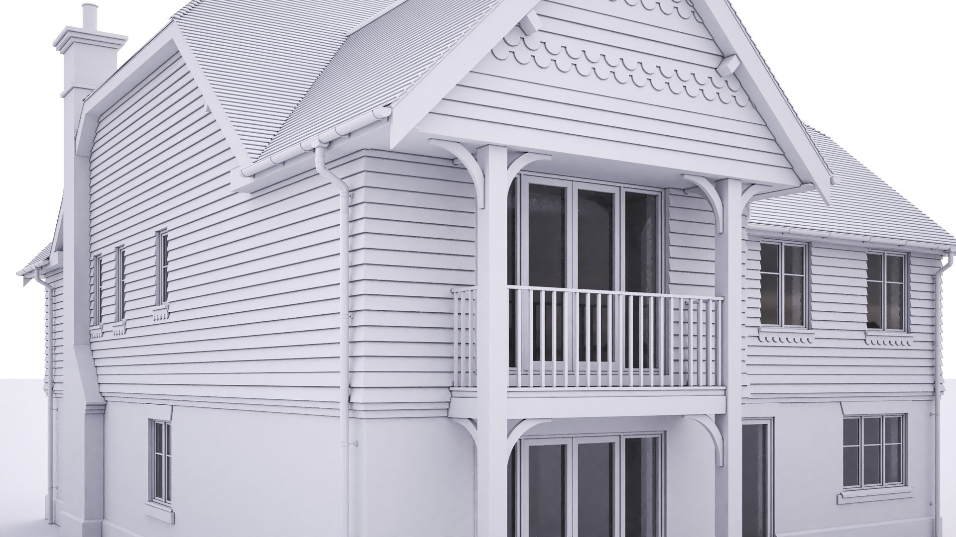 British House Hayesgreen Plot1 3D Model - TurboSquid 2148186