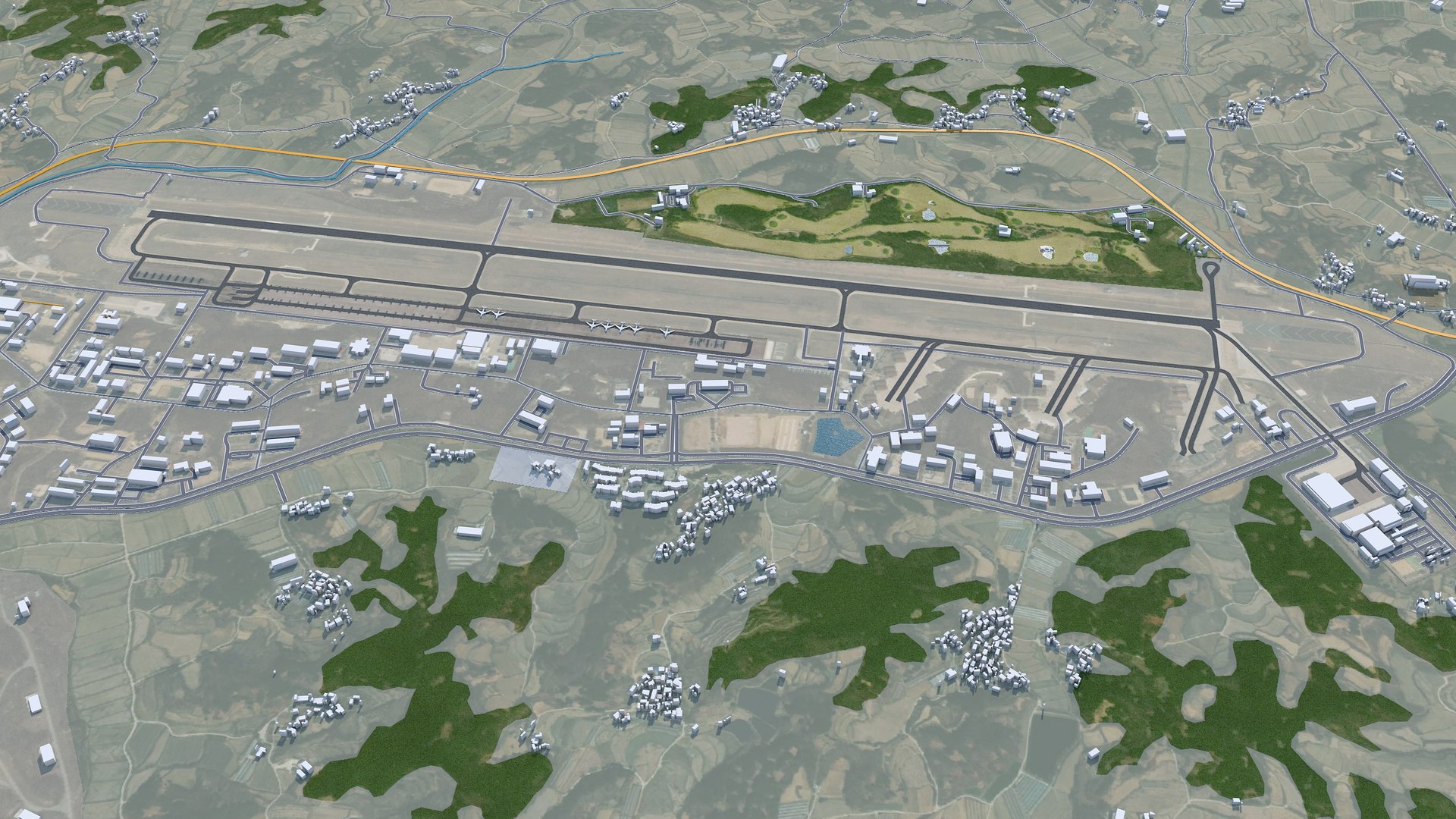 3D Yecheon South Korea - TurboSquid 2194855