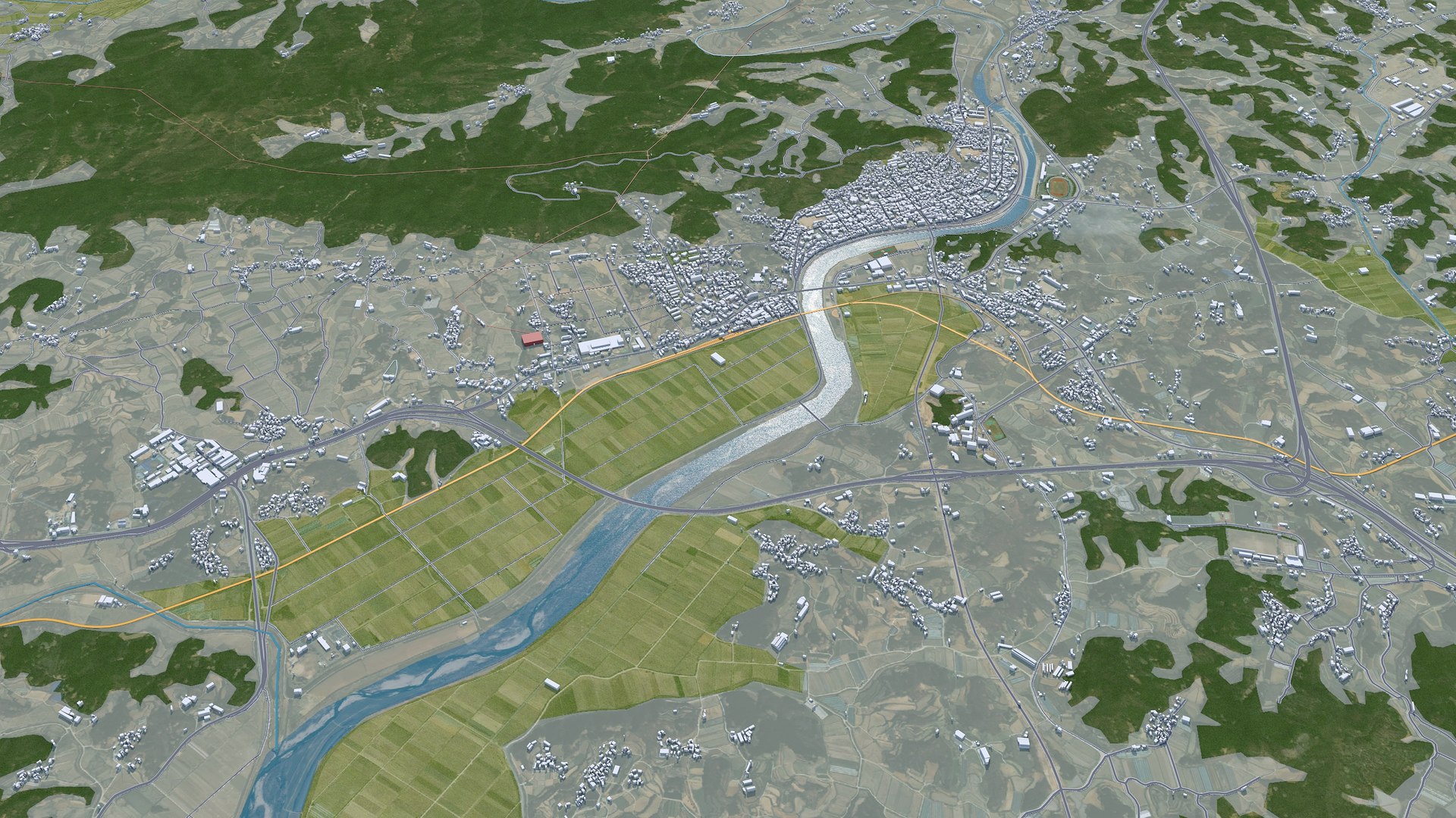 3D Yecheon South Korea - TurboSquid 2194855