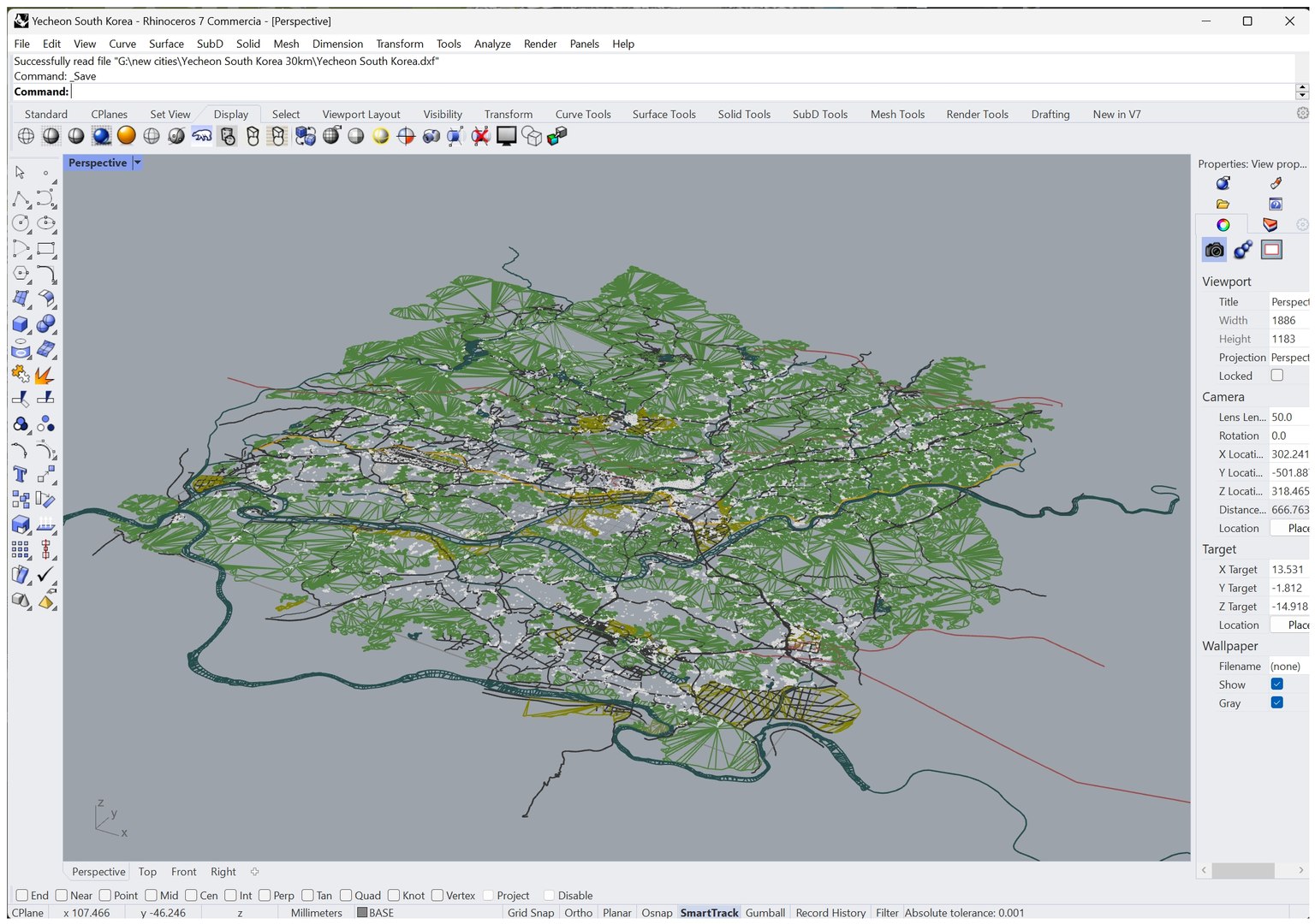 3D Yecheon South Korea - TurboSquid 2194855