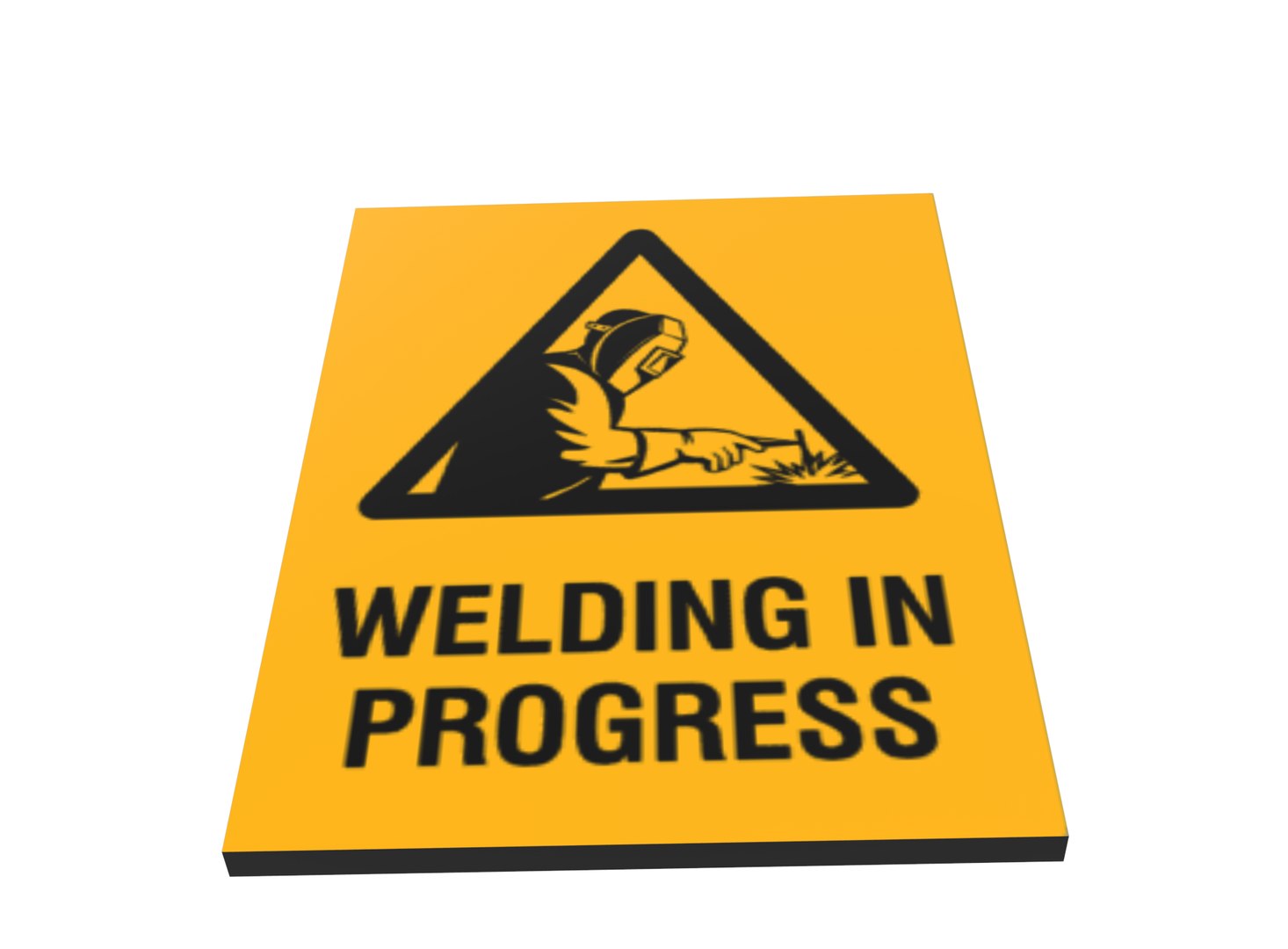 Welding Progress Poster model - TurboSquid 2127865
