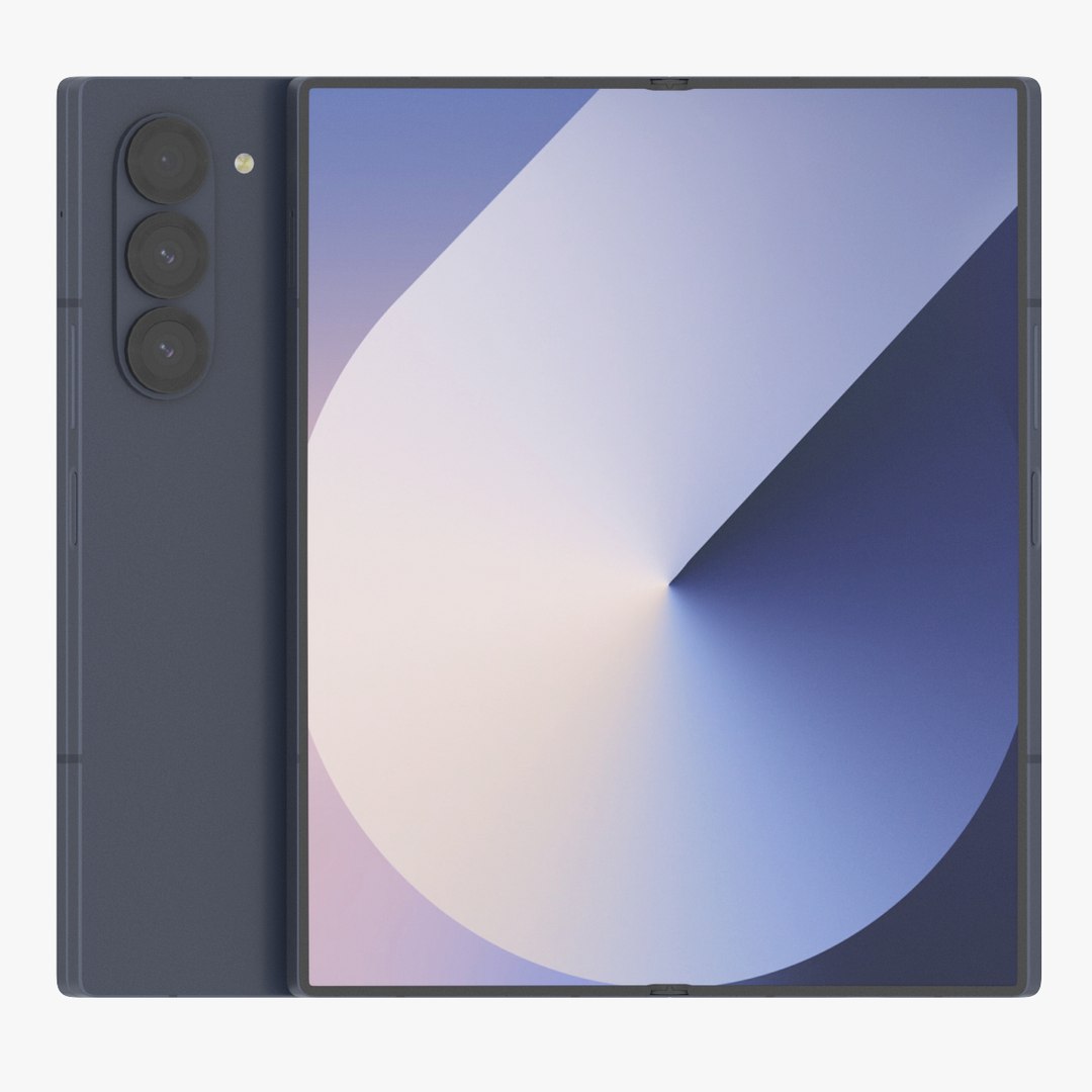 Samsung Galaxy Z Fold 6 Navy 3D Model - TurboSquid 2337979