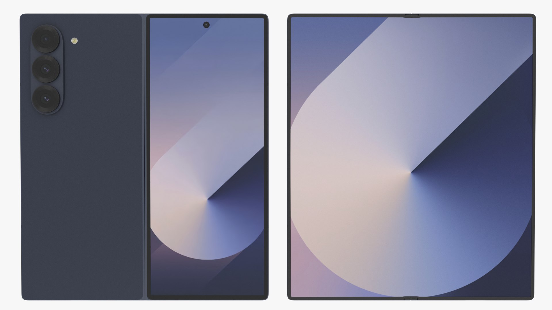Samsung Galaxy Z Fold 6 Navy 3D Model - TurboSquid 2337979