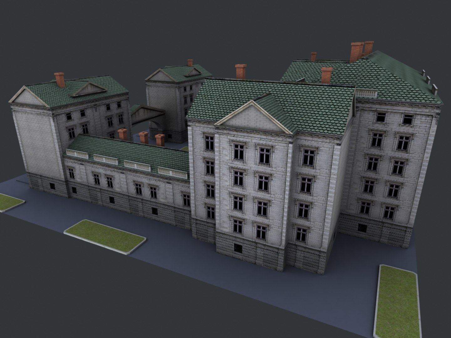 3d University Constructor Model