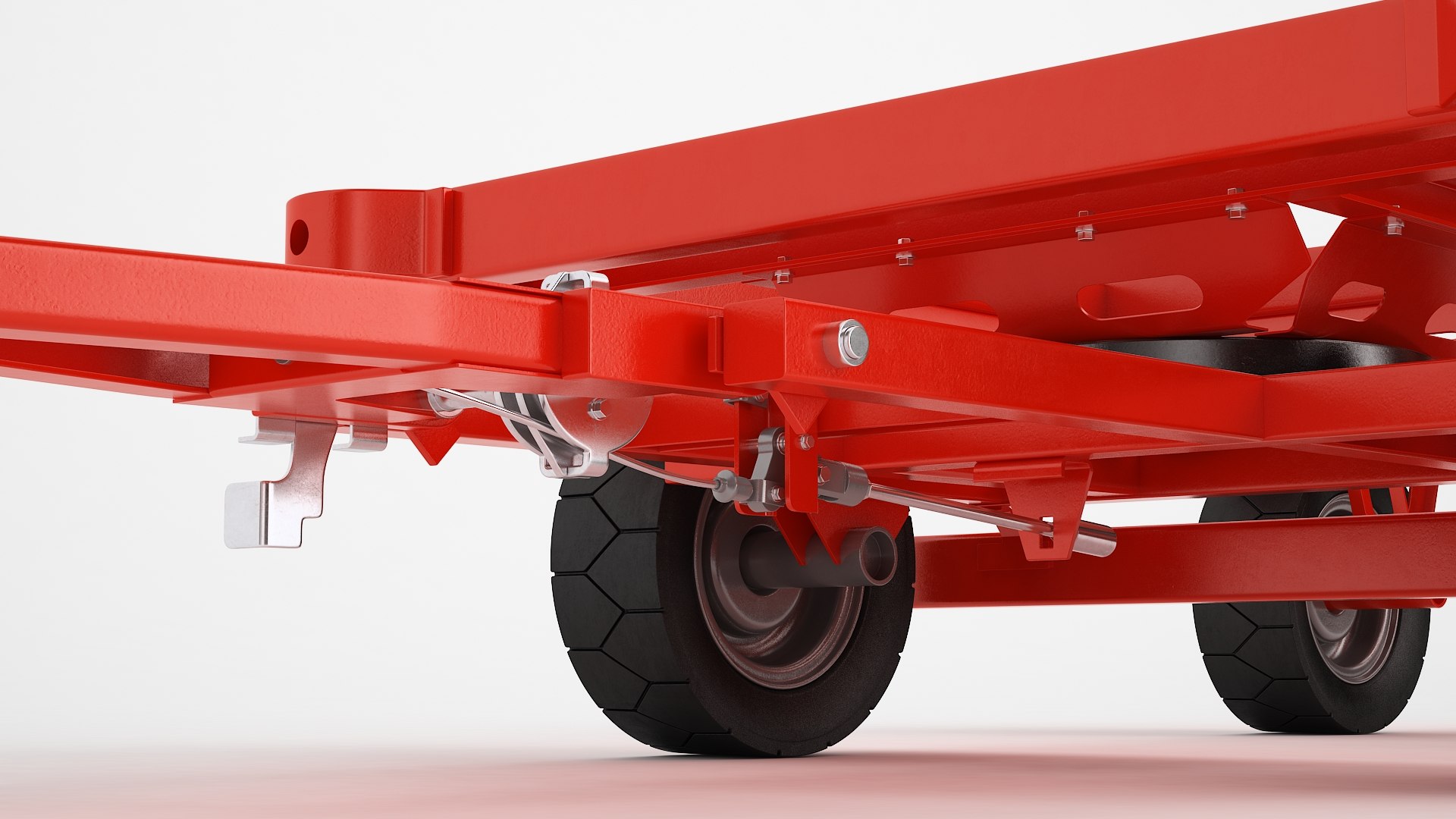3D Model Airport Trailer Chassis 03 - TurboSquid 2226798
