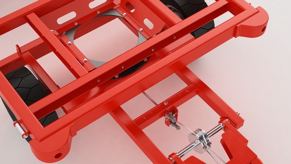 modelo 3d Chasis de remolque de aeropuerto 03 - TurboSquid 2226798