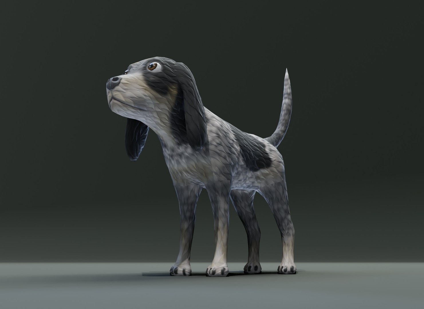 Cartoon Hound Dog Animations 3D Model - TurboSquid 1537188