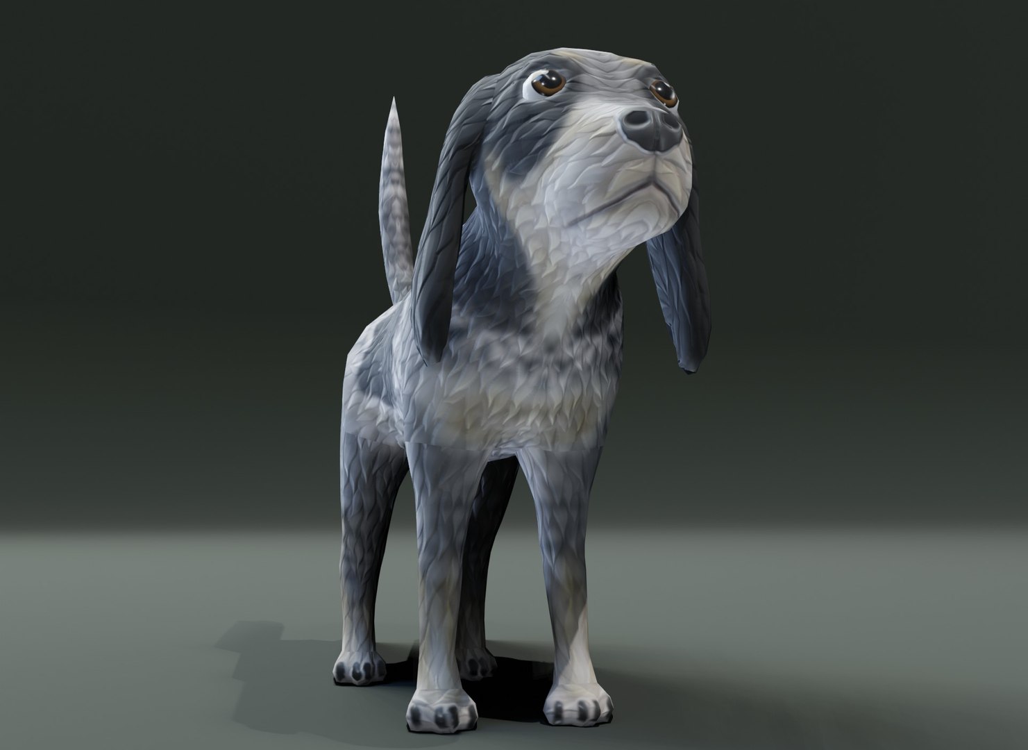 Cartoon Hound Dog Animations 3D Model - TurboSquid 1537188