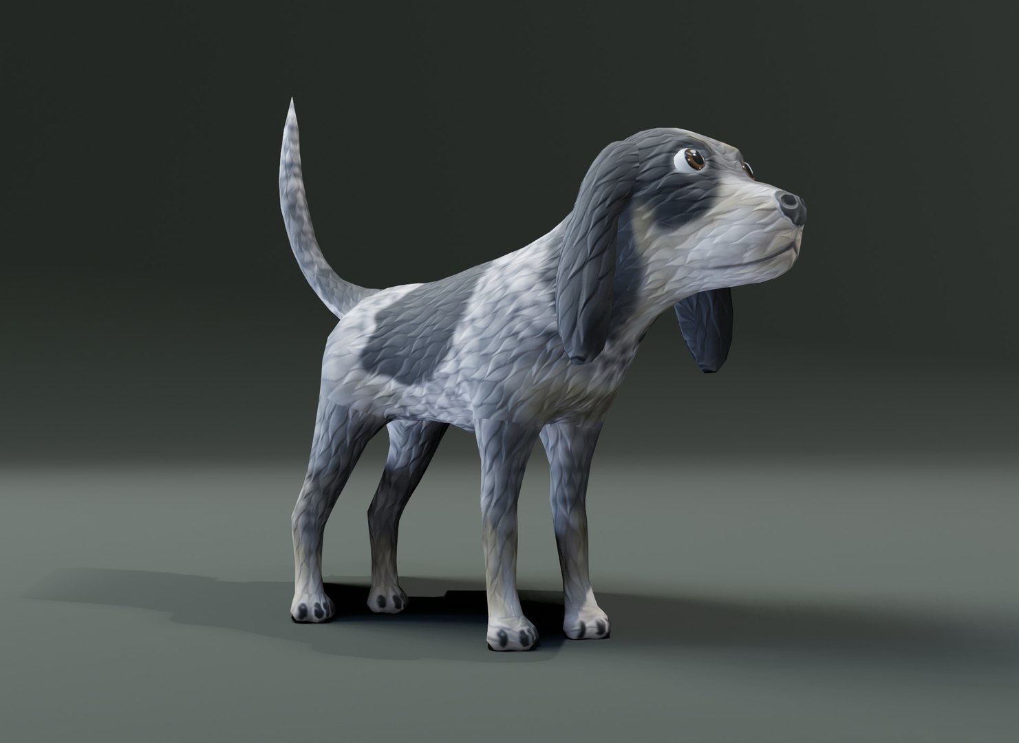 Cartoon Hound Dog Animations 3D Model - TurboSquid 1537188