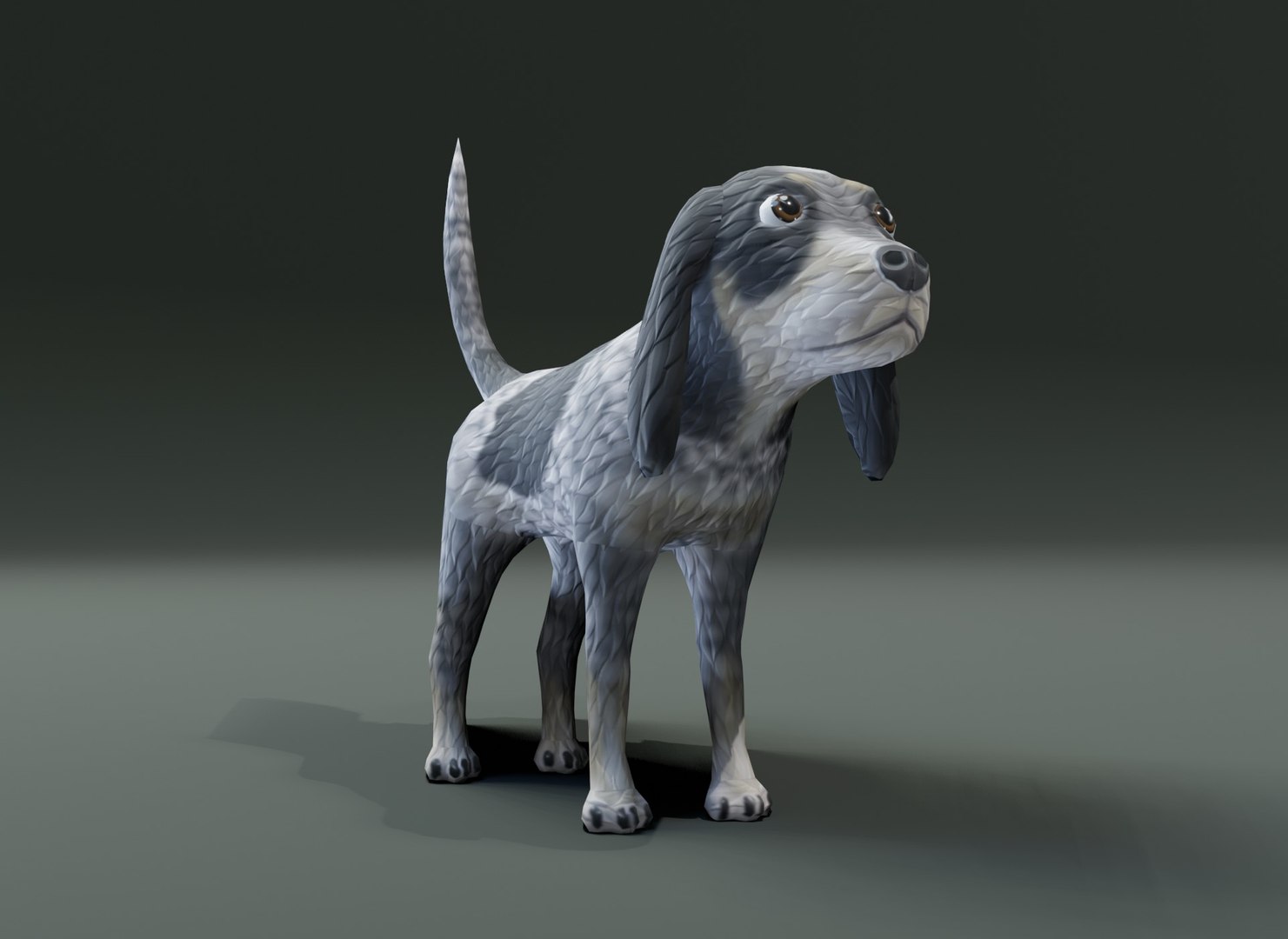 Cartoon Hound Dog Animations 3D Model - TurboSquid 1537188