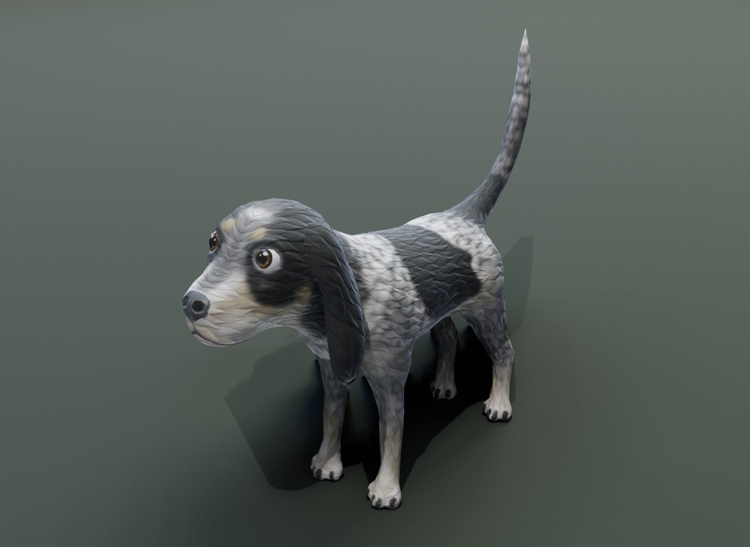 Cartoon Hound Dog Animations 3D Model - TurboSquid 1537188